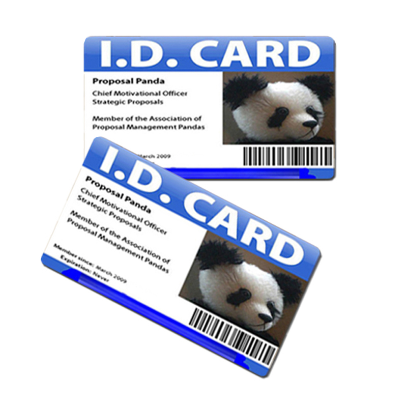 Custom Artwork Printing Plastic ID Card