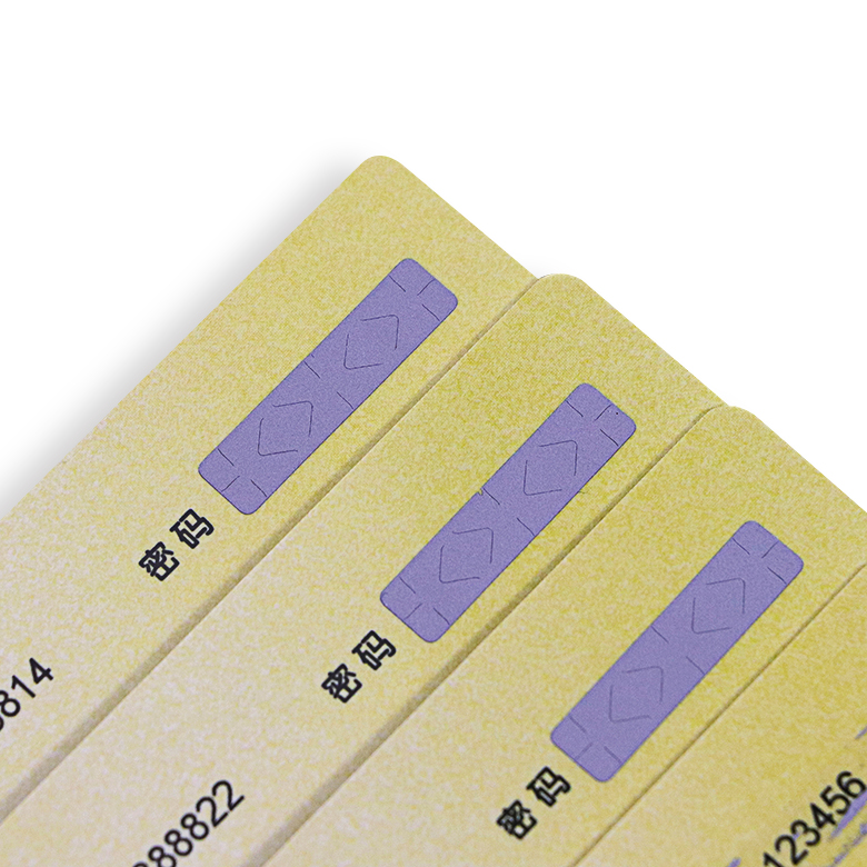 Introduction to scratch card production materials and common scratch ...