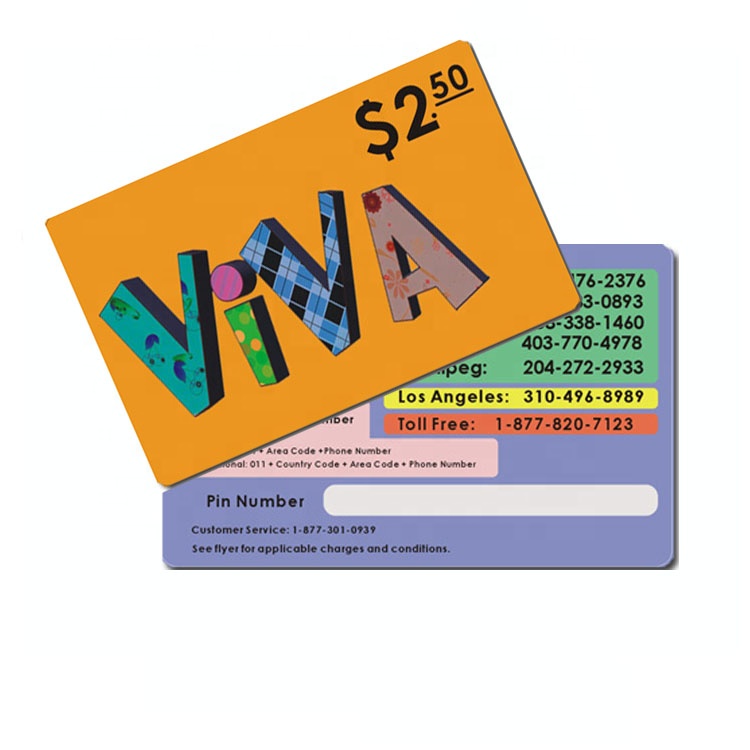 Customized Scratch Voucher Card