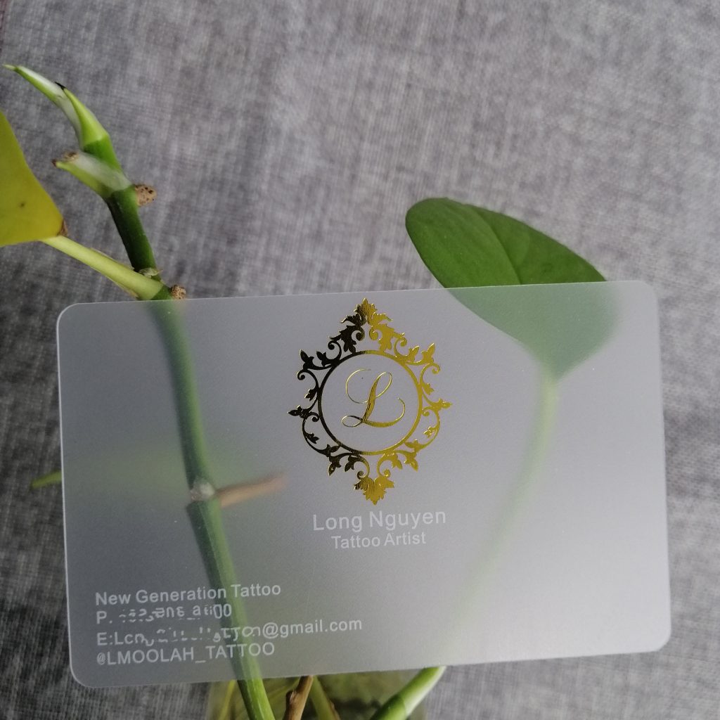 High Quality PVC Wholesale Clear transparent Plastic Card