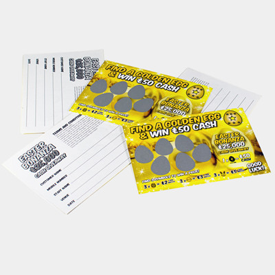 Custom Printing Paper Scratch Card