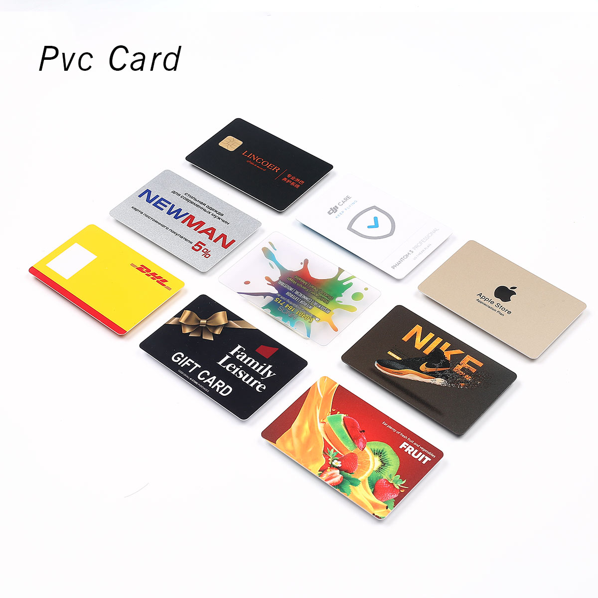 Plastic Card custom PVC plastic gift card